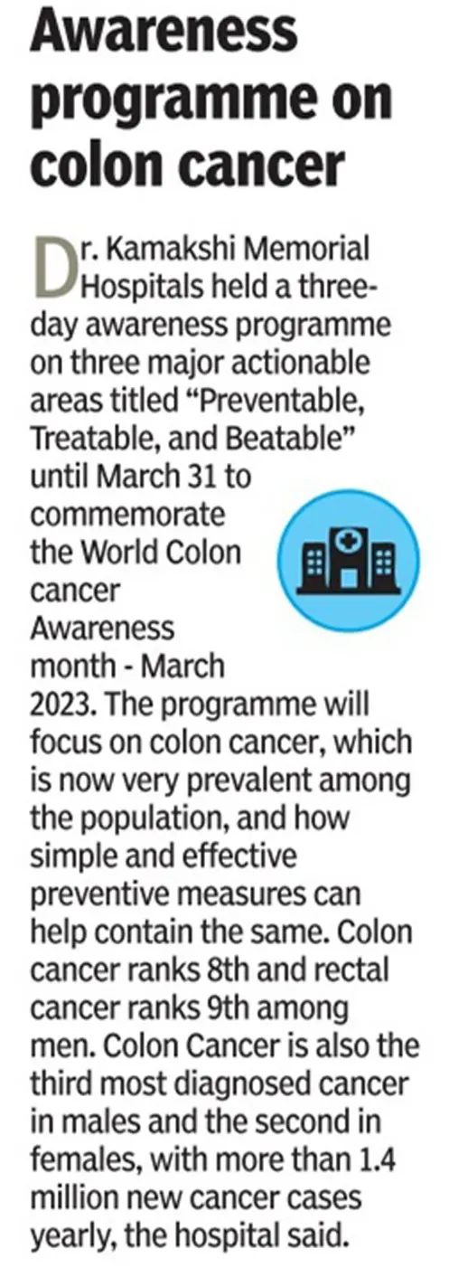 Articles - colon-cancer-awareness-2023-times-of-india | Dr.KMH