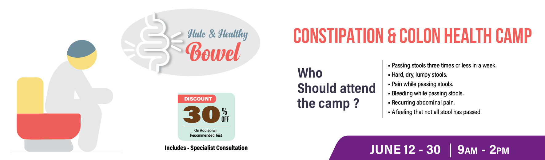 Constipation And Colon Health Camp | Dr.KMH